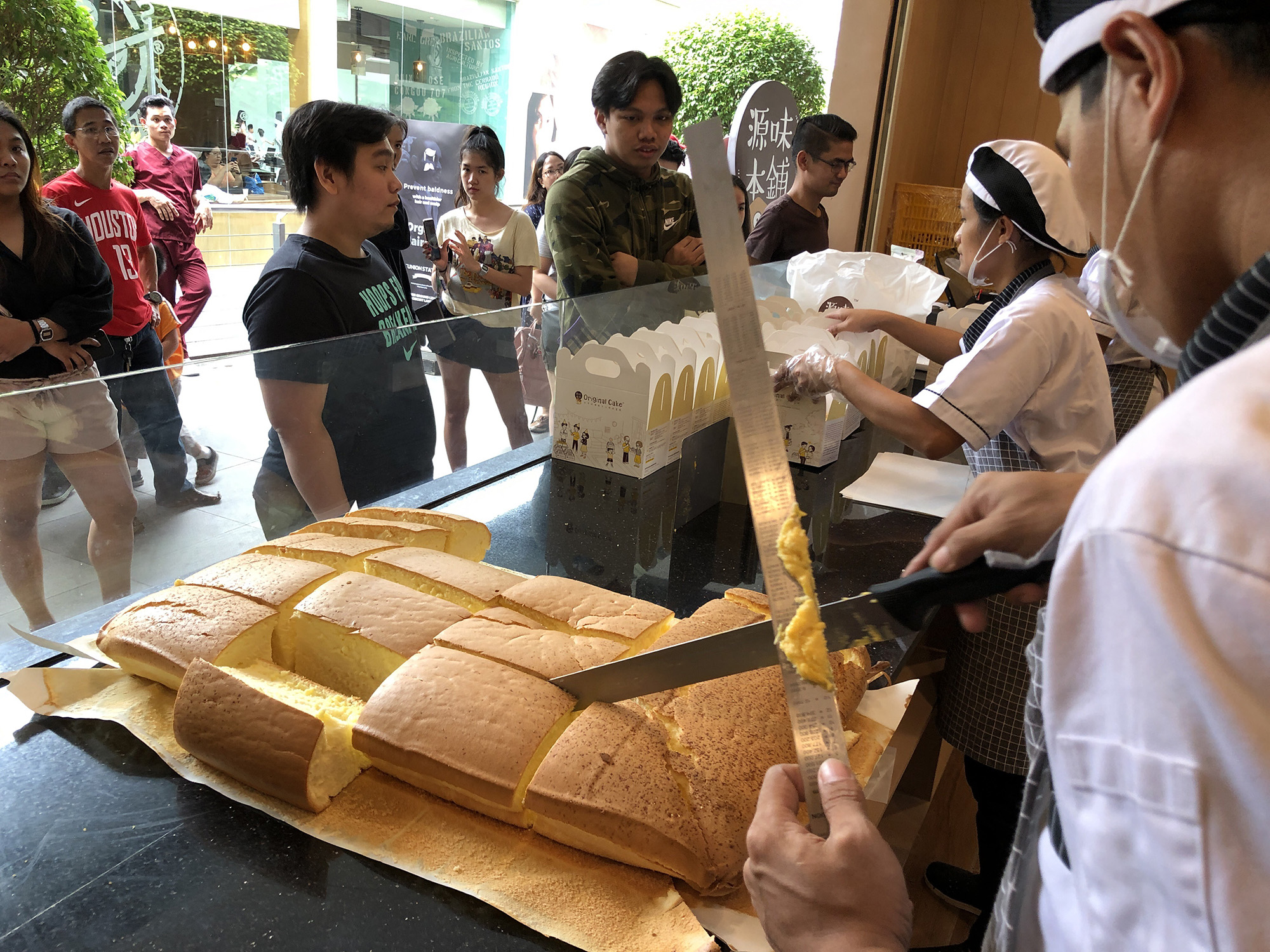 Delicious Freshly Baked Castella Cakes from Original Cake Now Open at ...