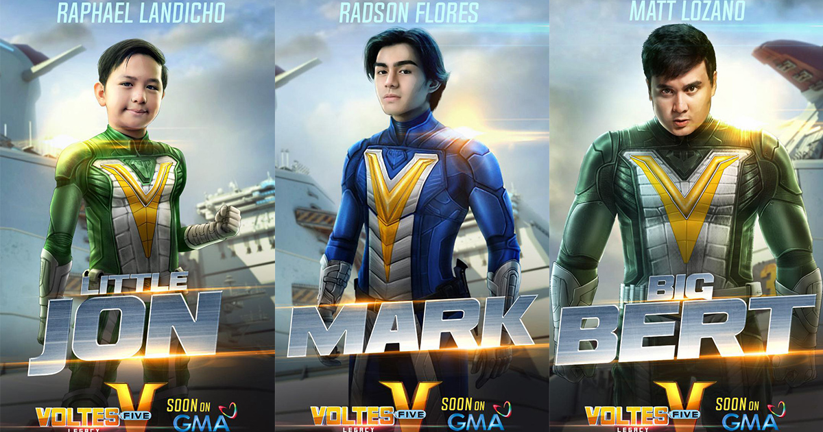 Voltes V: Legacy’s Mark, Big Bert, Little Jon Revealed – HYPE MANIA
