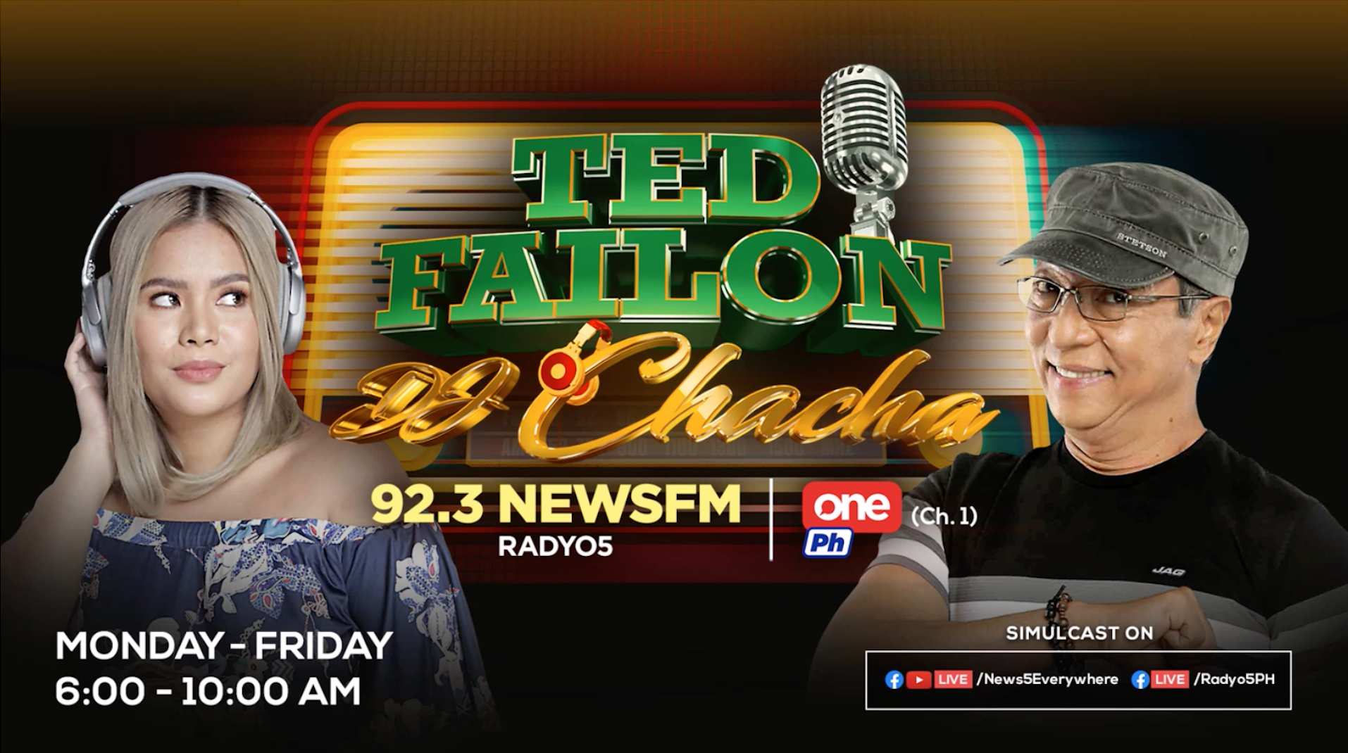 Ted Failon and DJ Chacha @ Radyo5: Bridging the Gap Between Two ...