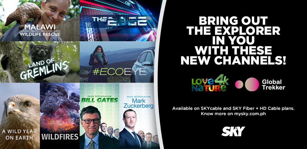 Global Trekker and Love Nature 4K available on SKYcable HD Plans – HYPE ...