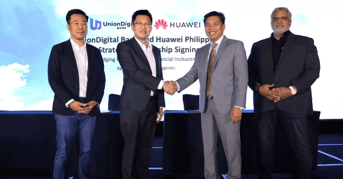 UnionDigital Bank to Provide Accessible Financial Services to HUAWEI’s ...