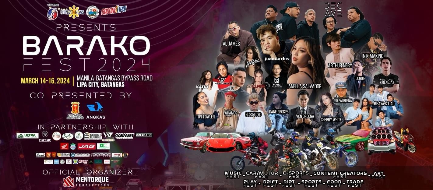 12 events in one festival: BarakoFest 2024 gives spotlight to Lipa ...