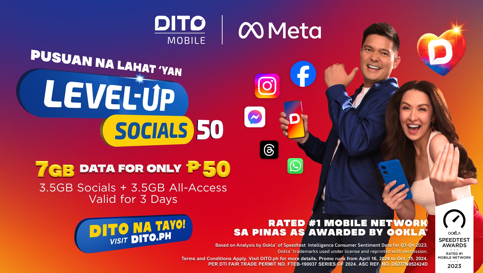 DITO launches exciting new prepaid promo ‘Level-Up Socials’ – HYPE MANIA