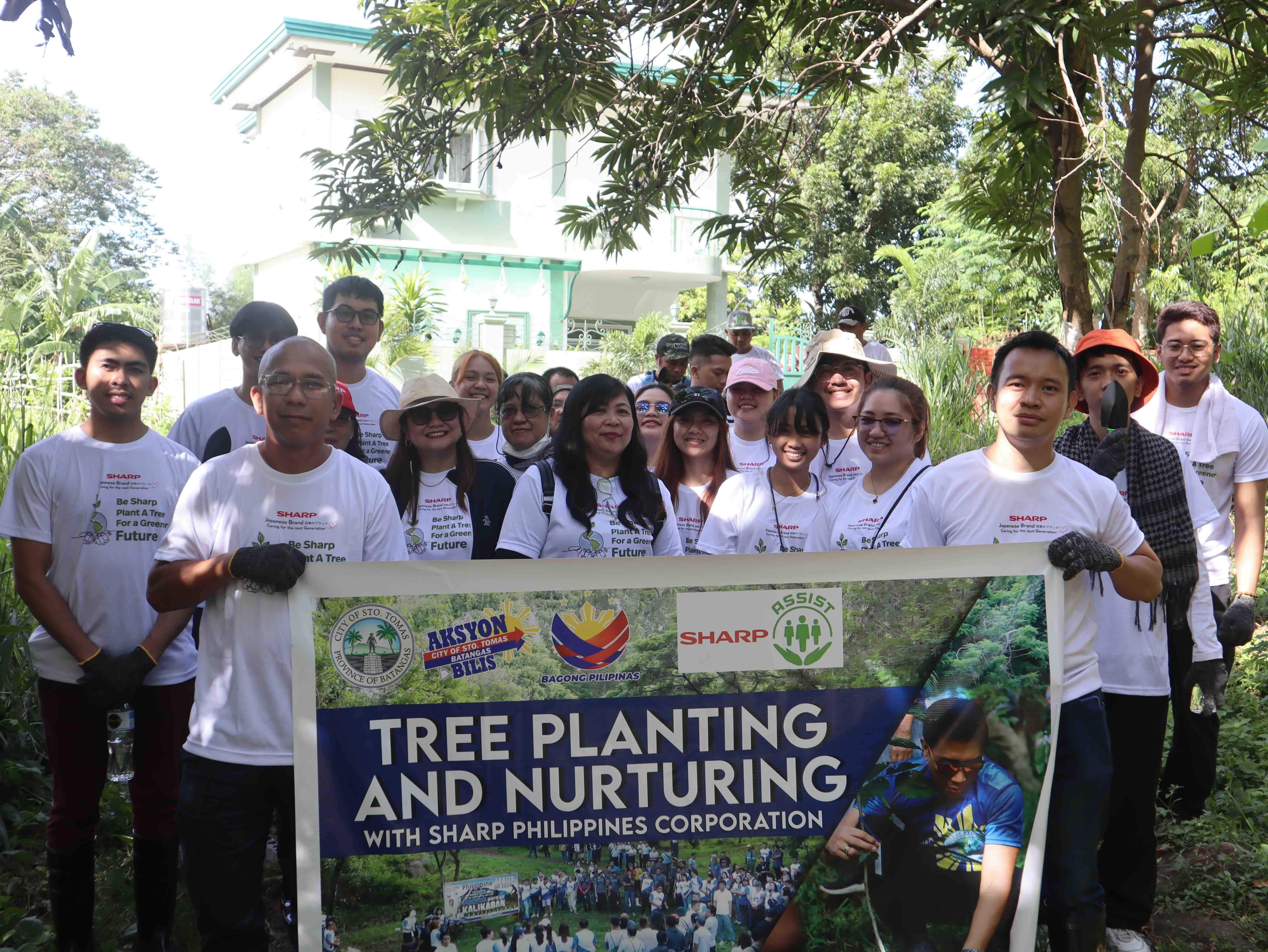 A Commitment to Greener Environment: Sharp Philippines Planted 450 ...