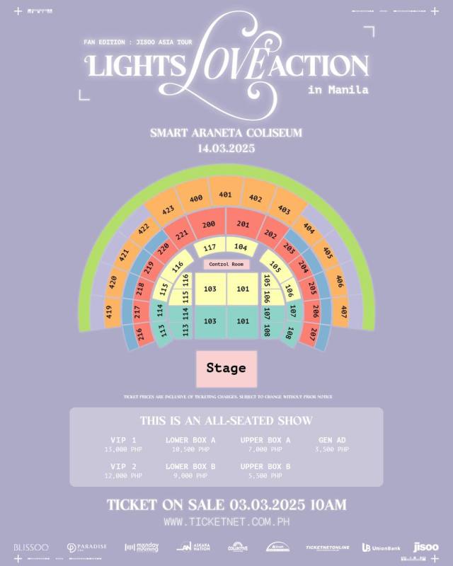 JISOO to hold her first Asia solo fan tour,”2025 JISOO ASIA TOUR: ‘LIGHTS, LOVE, ACTION!’ in ...