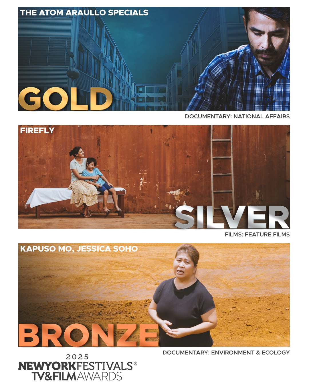 GMA Network brings home 3 World Medals at the 2025 New York Festivals ...