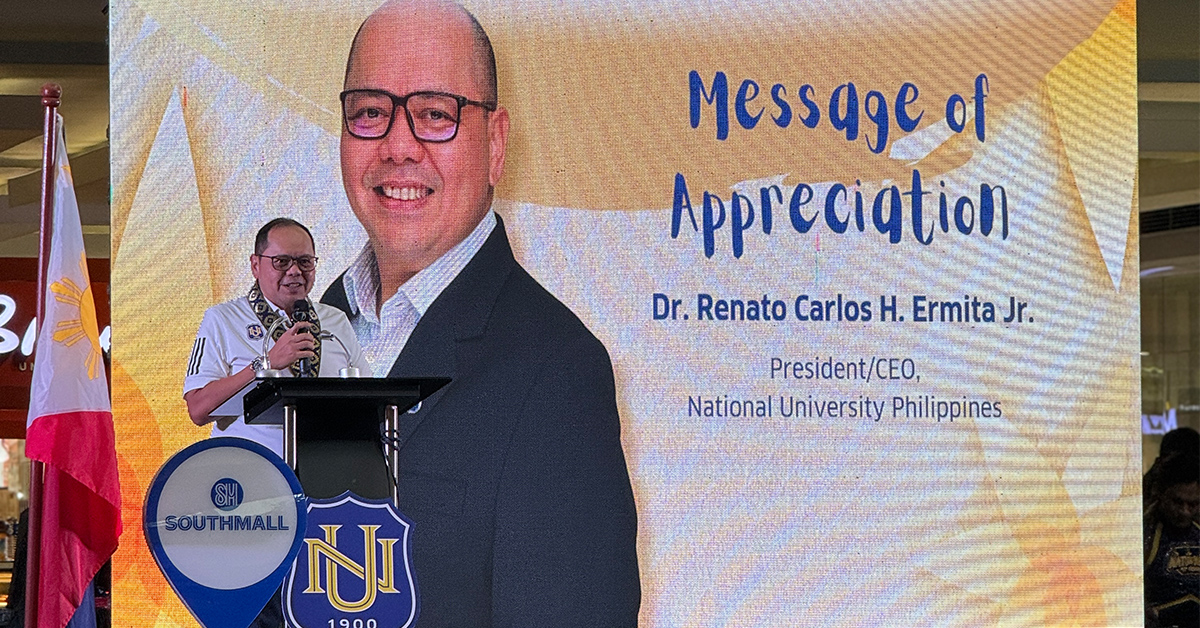 National University opens launches its Las Piñas Campus at SM Southmall ...
