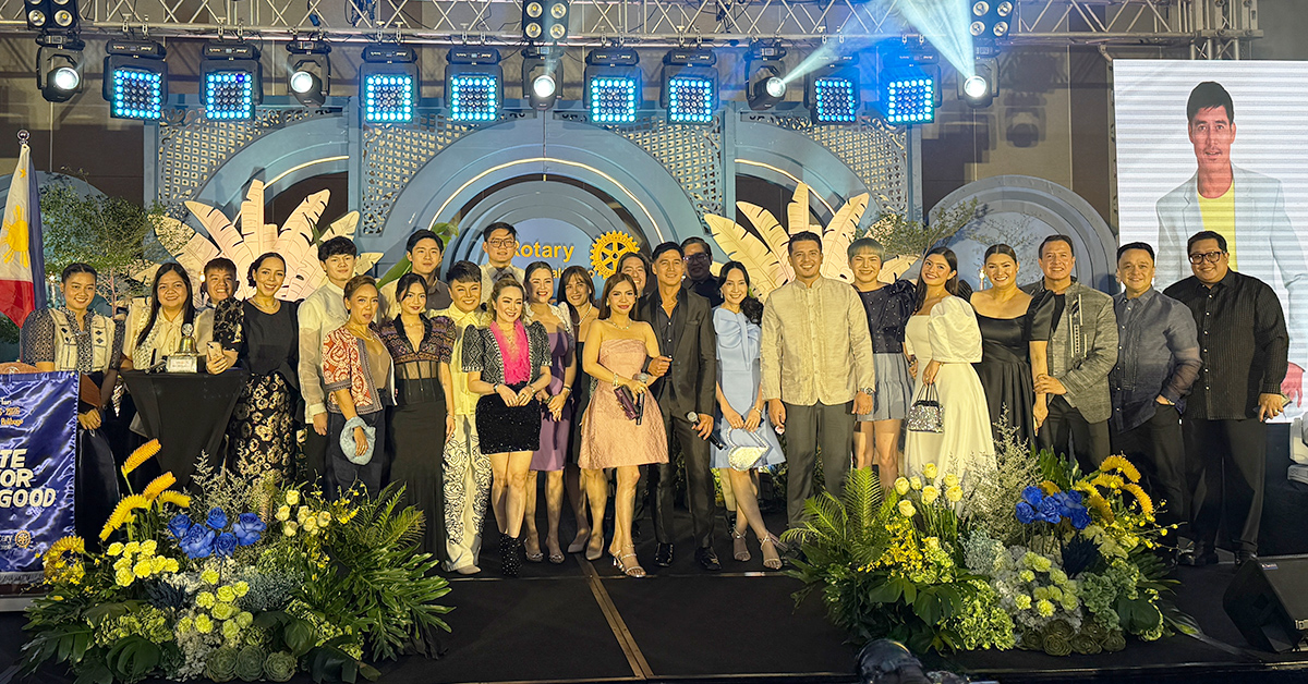 Rhea Anicoche-Tan gets star-studded support on her induction as Rotary ...