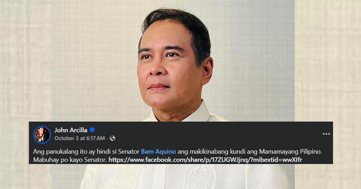 ‘Heneral Luna’ star John Arcilla supports Bam Aquino’s blockchain bill ...
