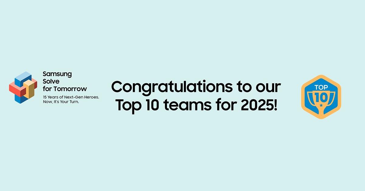 Samsung Philippines Unveils the Top 10 Next-Gen Heroes of Solve for ...